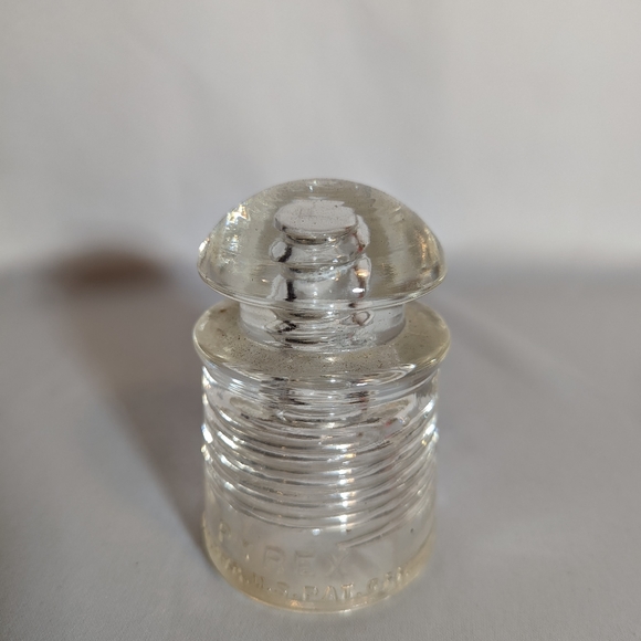 Pyrex | Other | Rare Vintage Pyrex Clear Glass Insulator No Chips Or ...